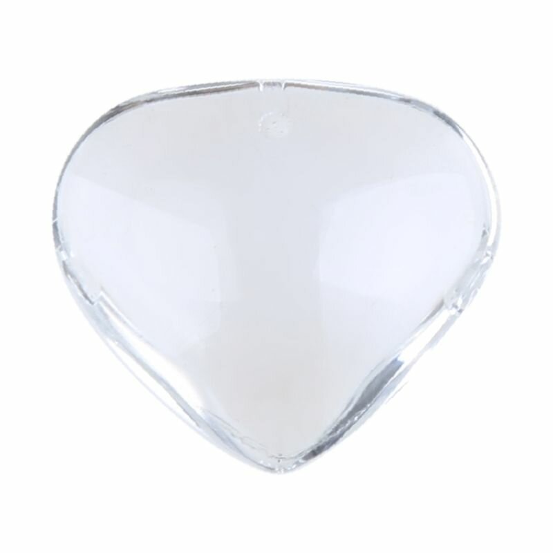 Подвеска В Виде Хрустального Персикового Сердечка-Прозрачная-Маленькая