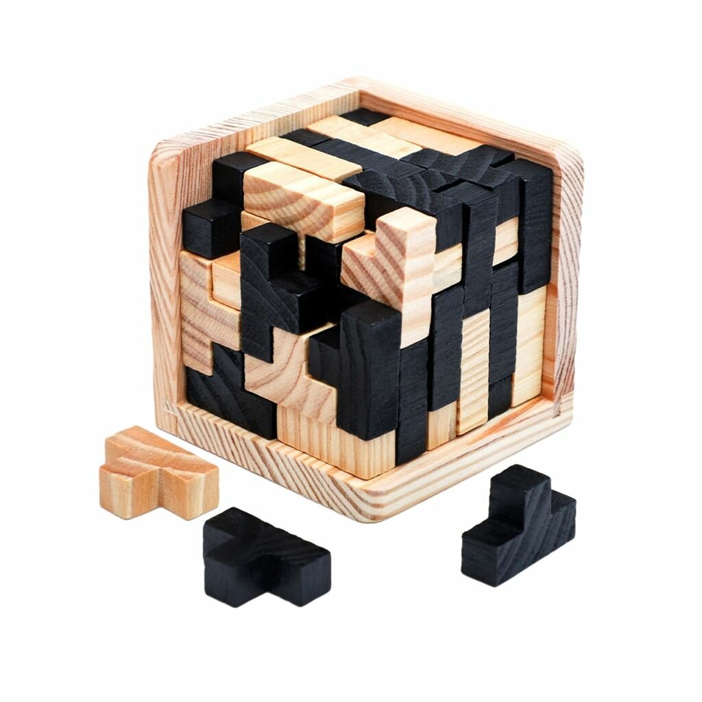 Настольная игра, Деревянная головоломка для взрослых - Лубань-54T, 1 комплект