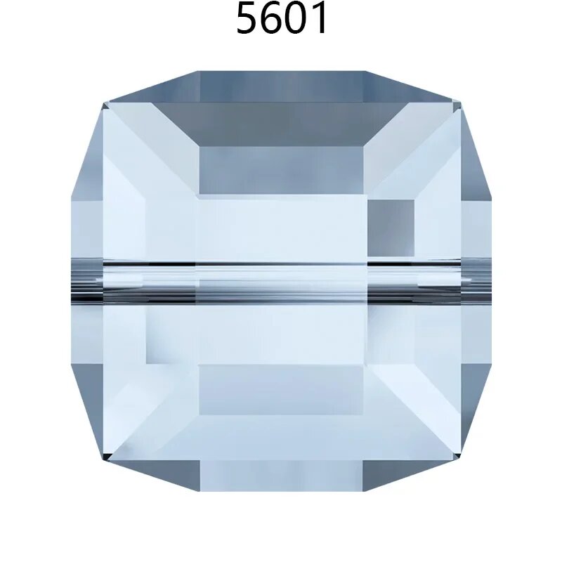 Хрустальные бусины Swarovski 5601 для ювелирных изделий 6mm (1 piece), Crystal 001 BLSB