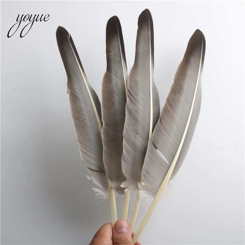 Натуральные гусиные перья YOYUE 12-14 дюймов для рукоделия 30-35cm