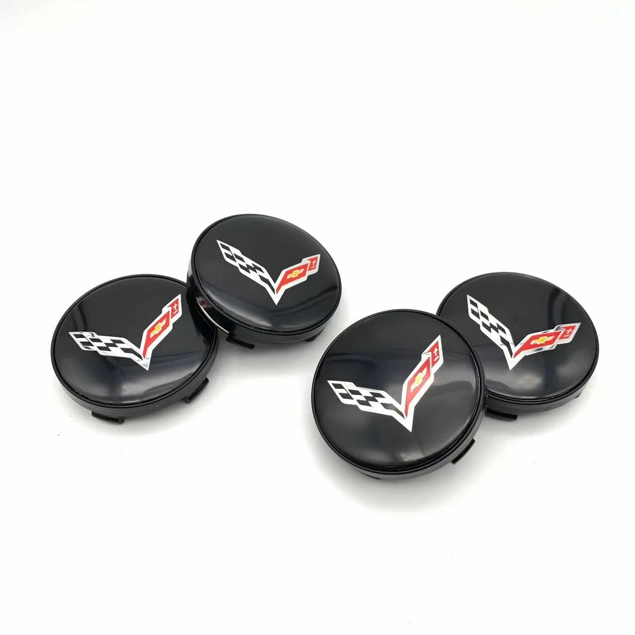 Колпачок на ступицу литого диска на автомобили Chevrolet/Шевроле 60/56/10 мм 4 штуки.