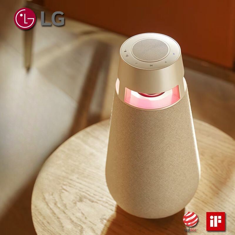 Портативная беспроводная Bluetooth-колонка LG XBOOM 360 XO3 vase atmosphere light