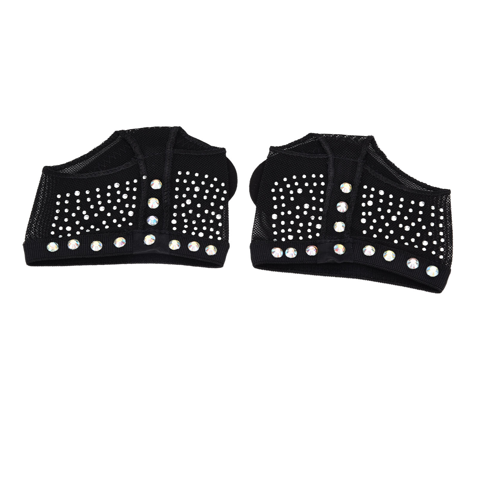 Танцевальные лапки Pad черные удобные защитные стринги для пальцев ног для балета Belly Dance L (размер 38-39)