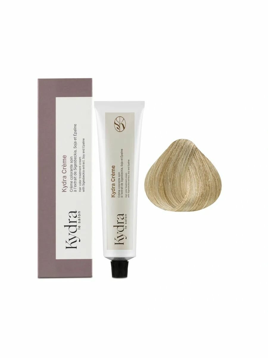 9TS32 Краска для волос KYDRA CREME CIDERAL PEARL BLONDE, 60 мл