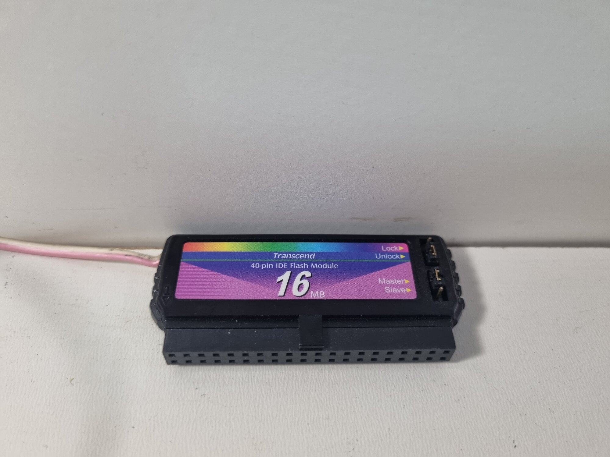 Флеш-модуль вертикальный Transcend 16Mb IDE Flash Module — фото 1