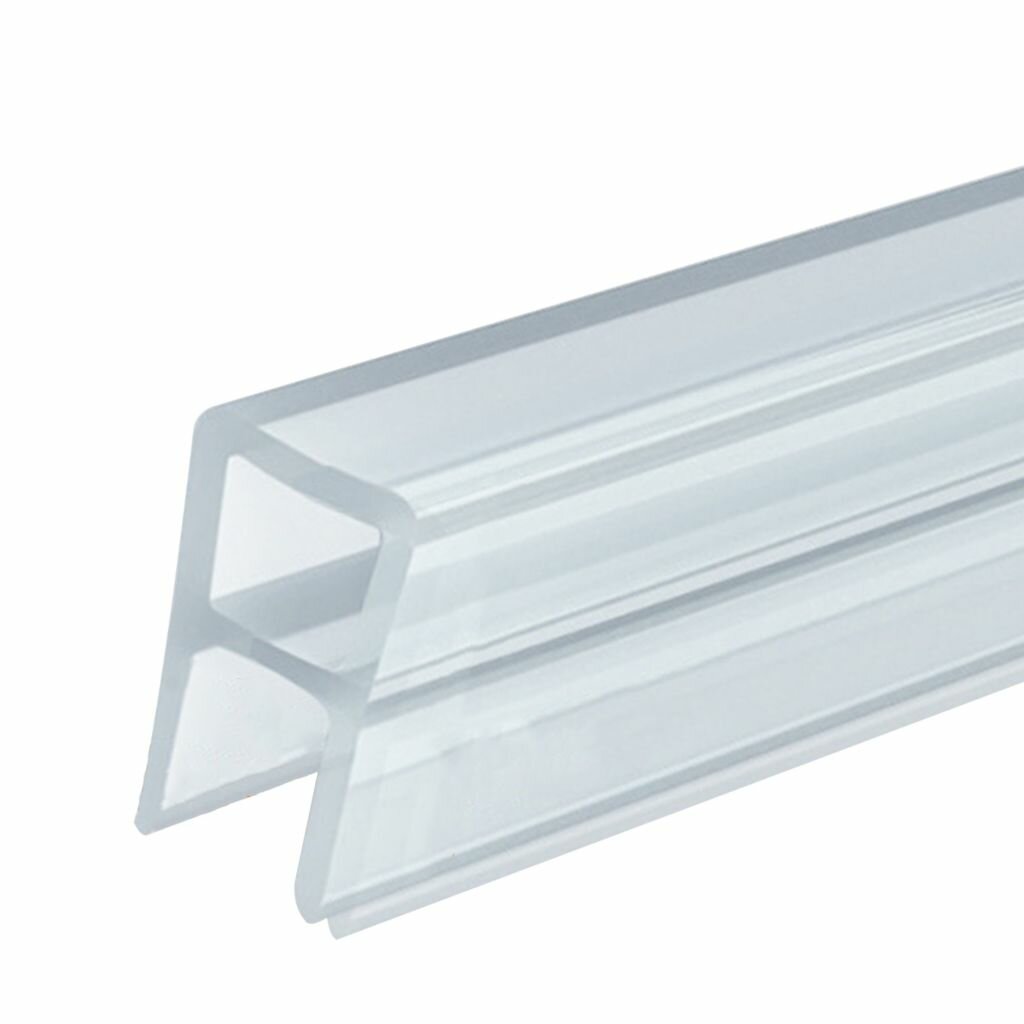 U-образная стеклянная дверь ванной комнаты с водонепроницаемой уплотнительной лентой-6 мм