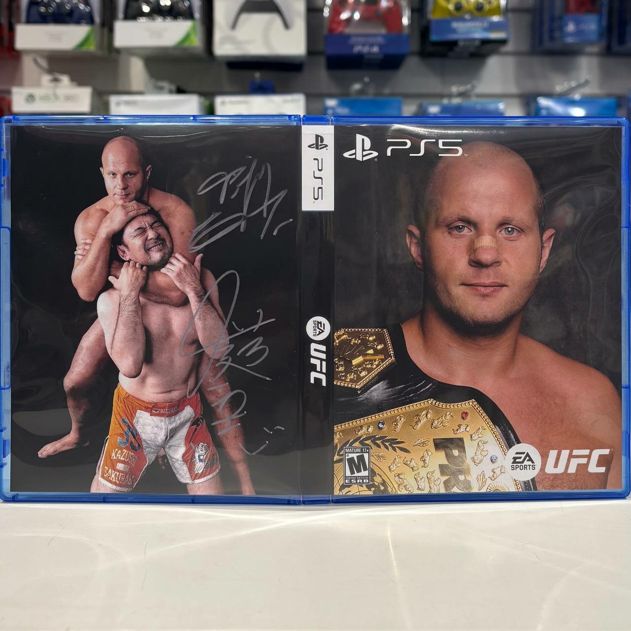 Игра "UFC" PS5 - Кастомная обложка для диска №38