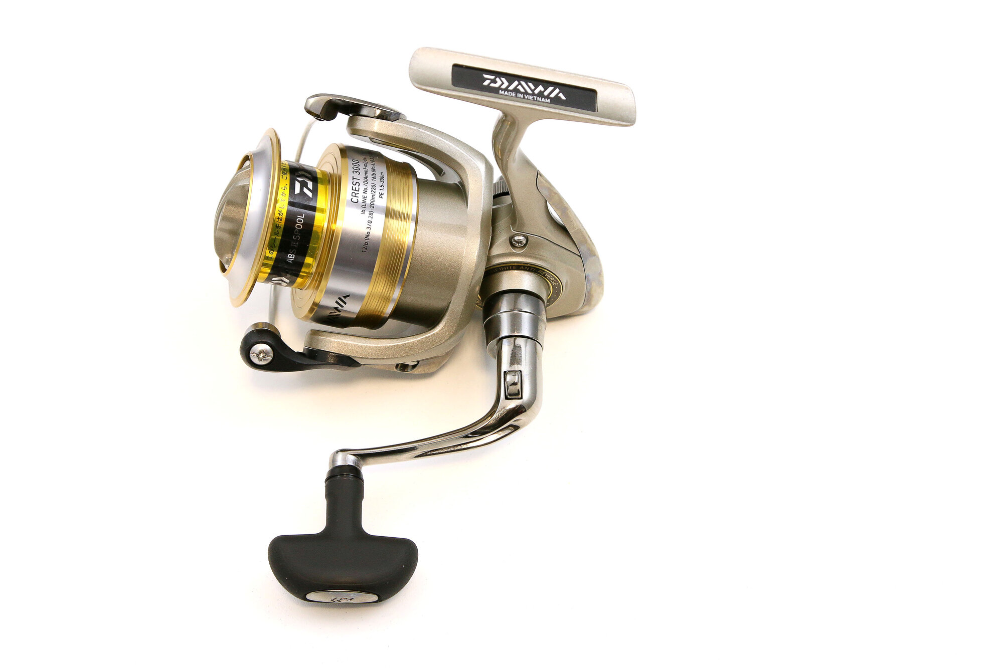 Катушка DAIWA Crest 12 3000 F 330г 4.7:1 5+1 6кг