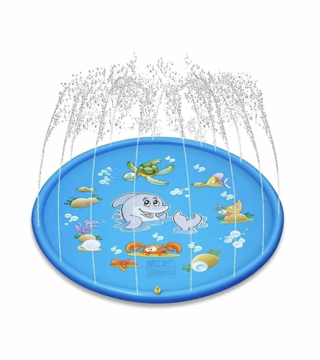 Бассейн детский с фонтаном / бассейн для детей с брызгами, диаметр 170 см