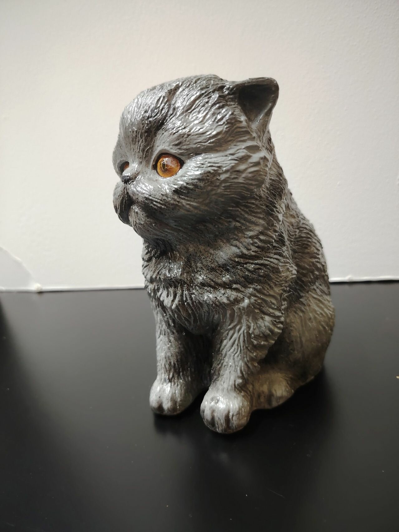 Декоративная фигура из гипса Котик