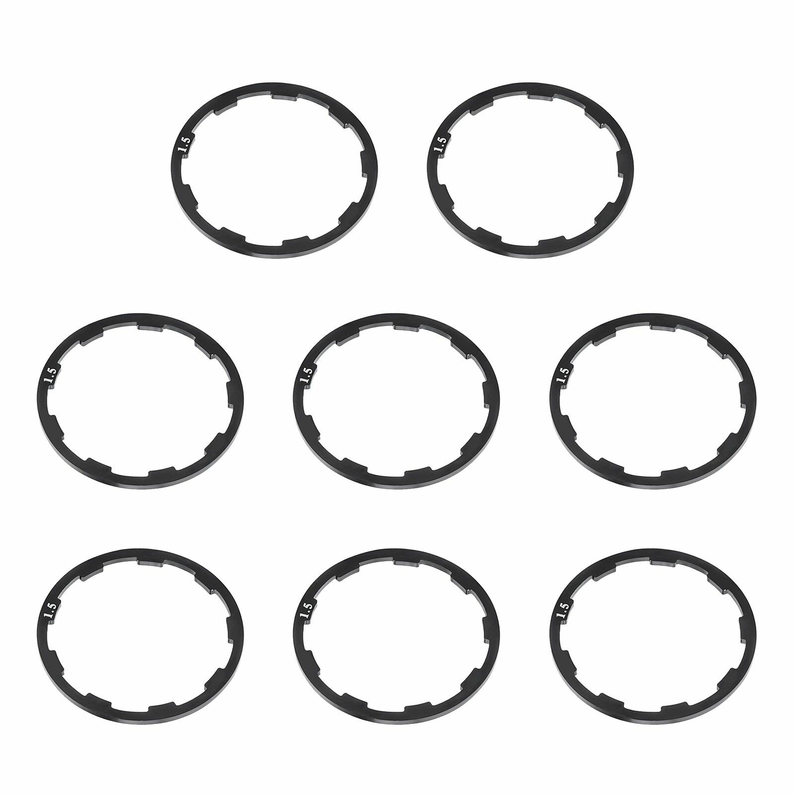 8 шт Шайбы для каретки велосипеда и проставки втулки