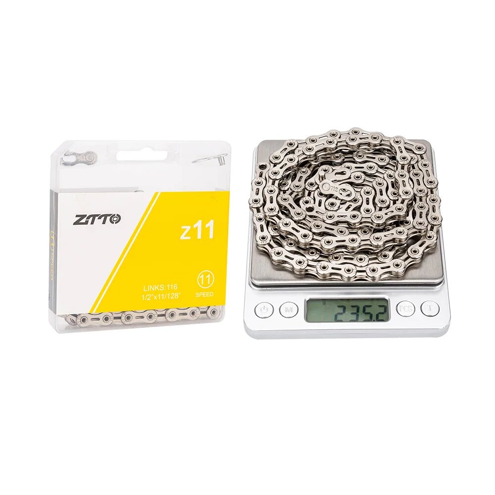 ZTTO цепь для велосипеда 10/11/12 скоростей 11S Silver-SLR
