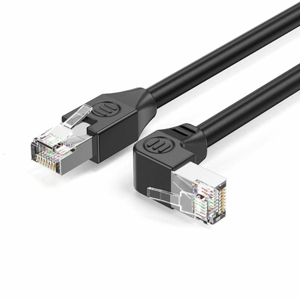 Сетевой кабель RJ45 высшей категории 5 длиной 100 м cat5e-30 см-нижний изгиб