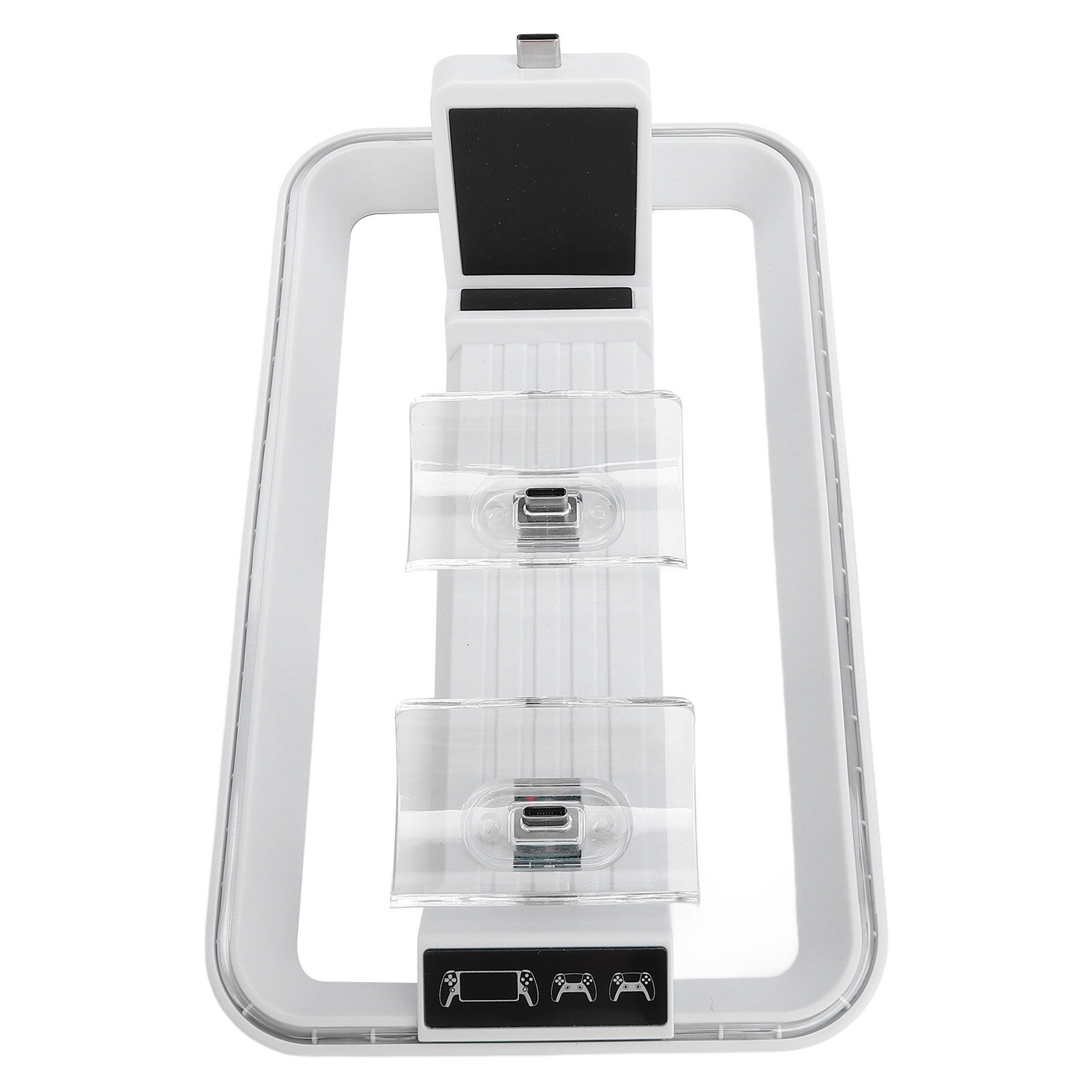 3 в 1 RGB LED контроллерная станция зарядки с защитой, быстрая зарядка, два устройства одновременно, док-станция для игровых консолей