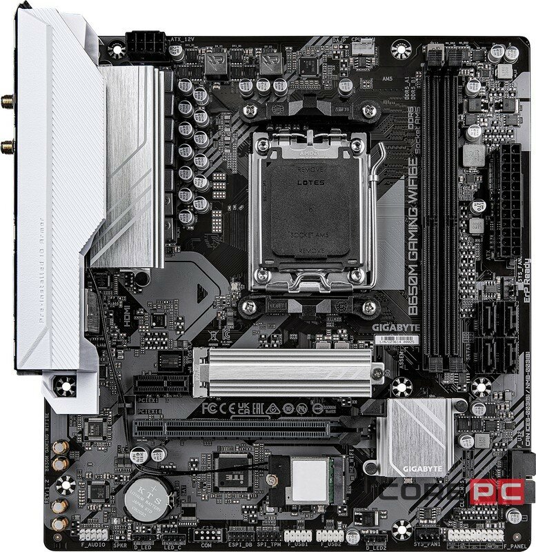 Материнская плата для персонального компьютера Gigabyte B650M GAMING WIFI6E