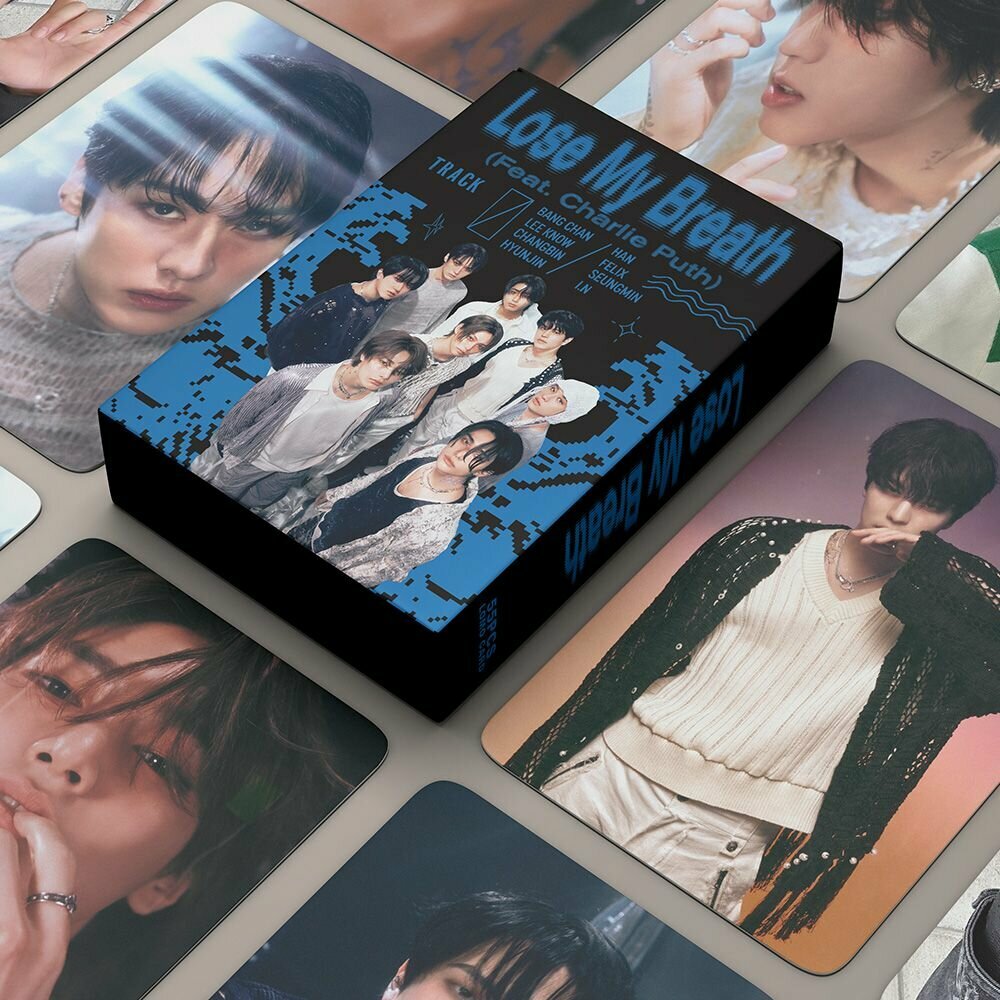 55 шт. Stray Kids ломо карты Lose My Breath альбом фотоколлекционный K-pop Скрапбукинг