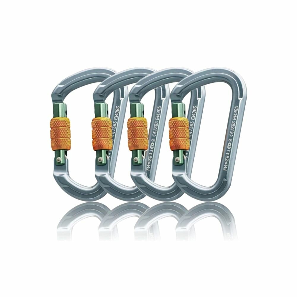 Карабин защелкой на пружине , 28KN - 4 шт