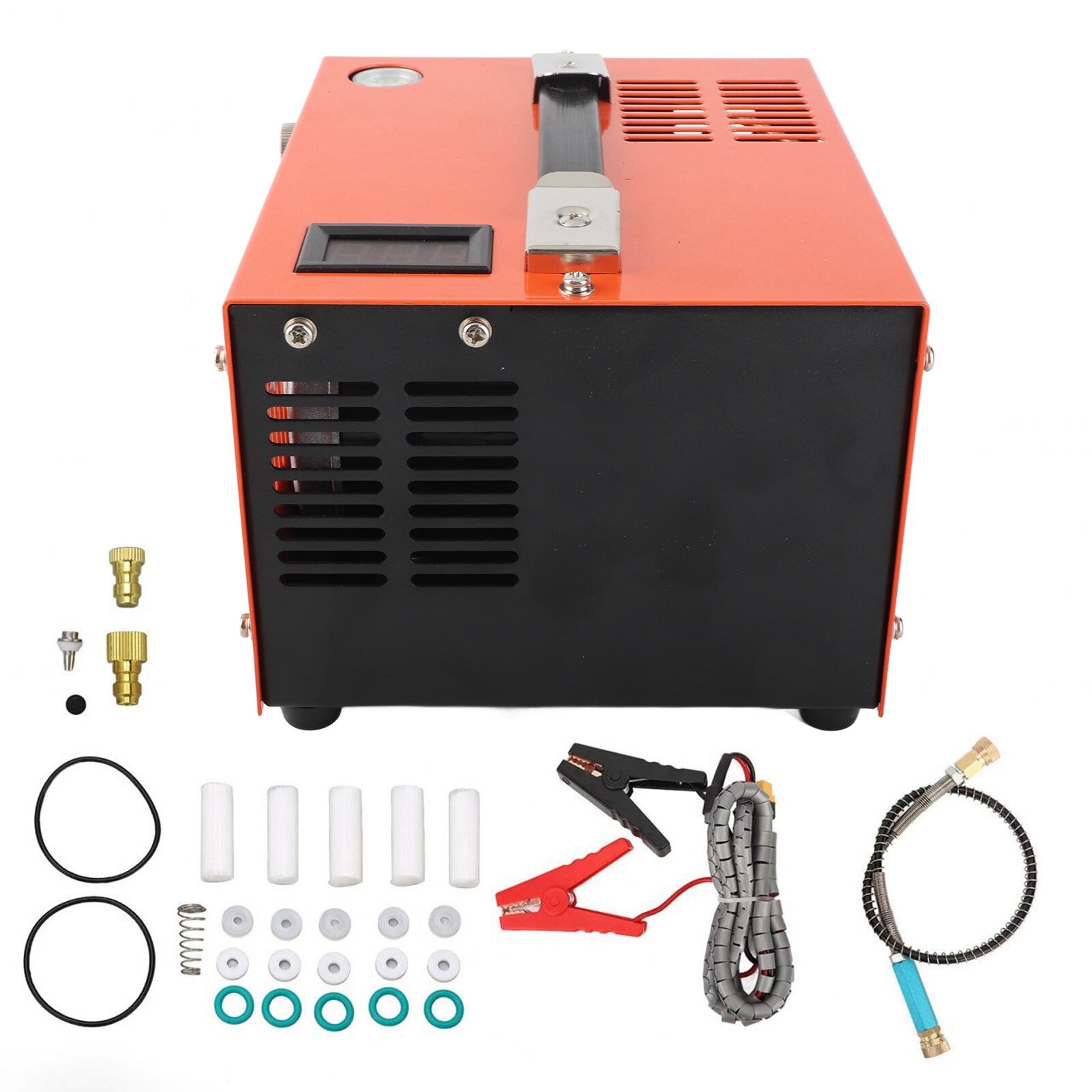 Компрессор PCP портативный 4500Psi (30МПа), 12В, с фильтрами