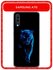 Чехол на Samsung Galaxy A70 / Самсунг Галакси А70 с принтом "Пантера в лунном св...