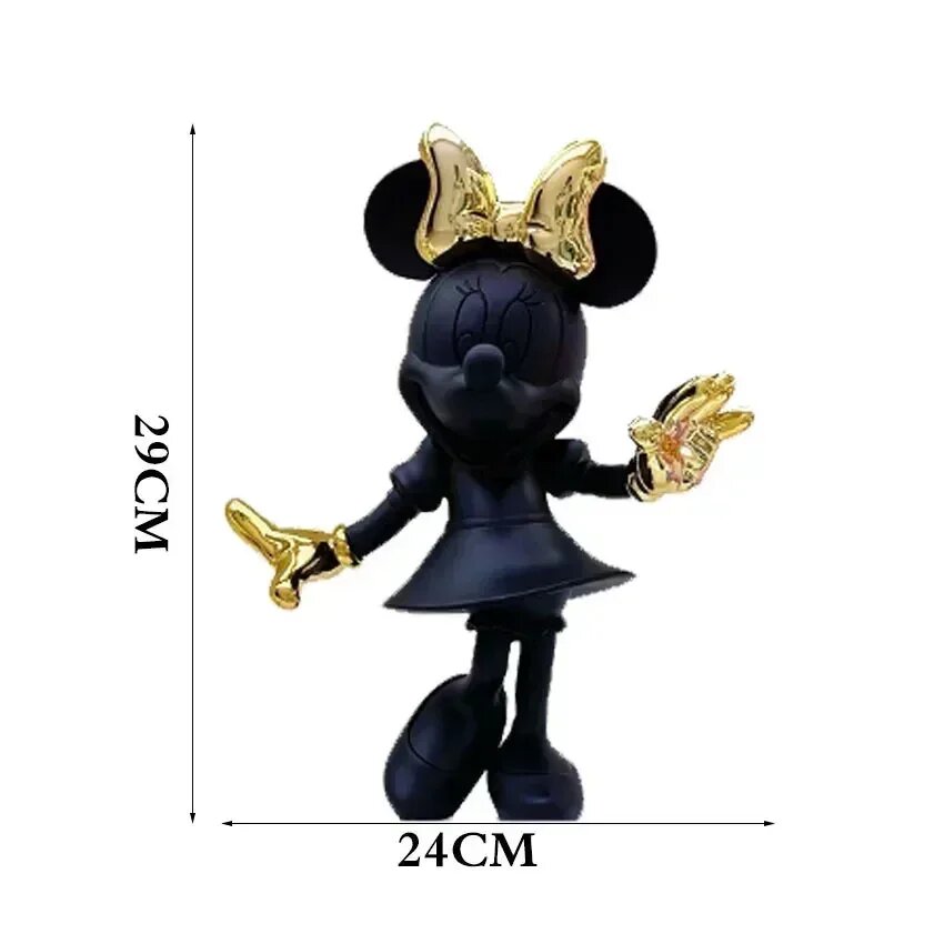 Миник Мини Микки Маус статуэтка из смолы MINISO Черный, A1