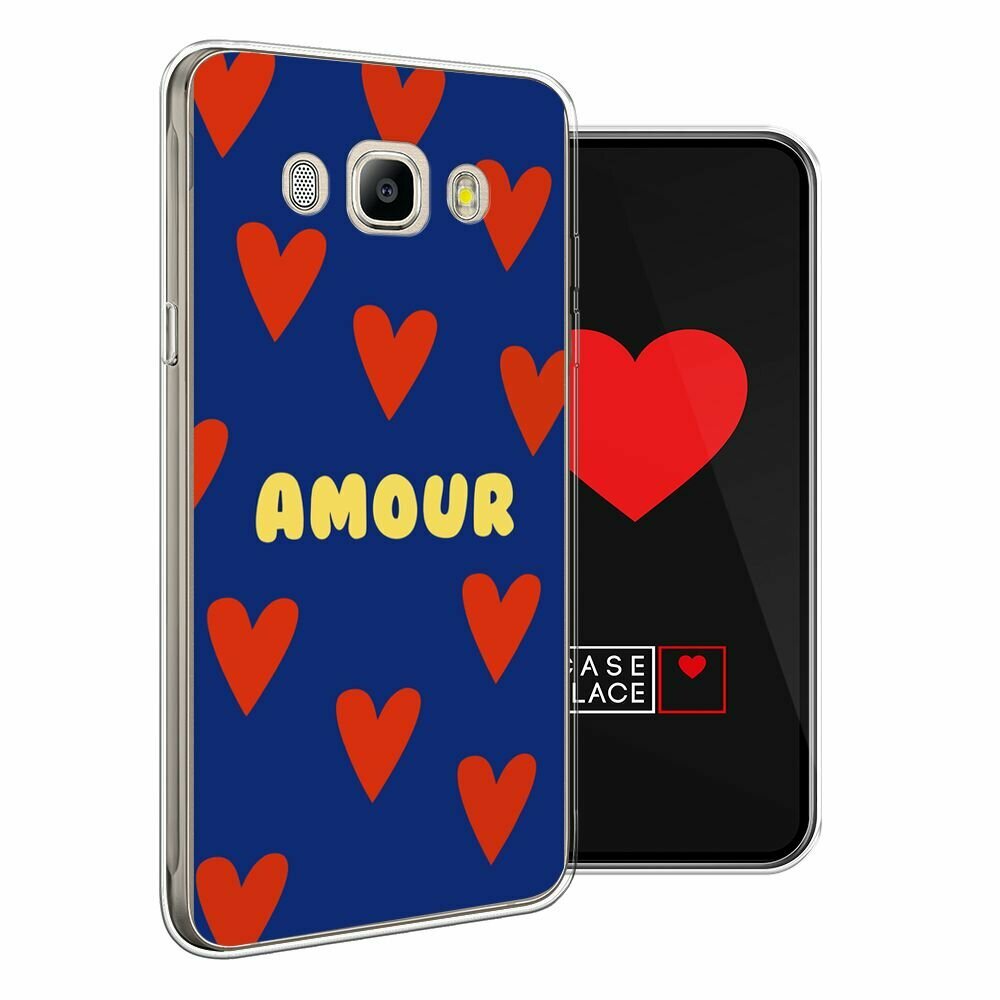 Чехол на Samsung Galaxy J5 2016 / Самсунг Галакси Джей 5 2016 с принтом "Amour art - 14 февраля" — фото 1
