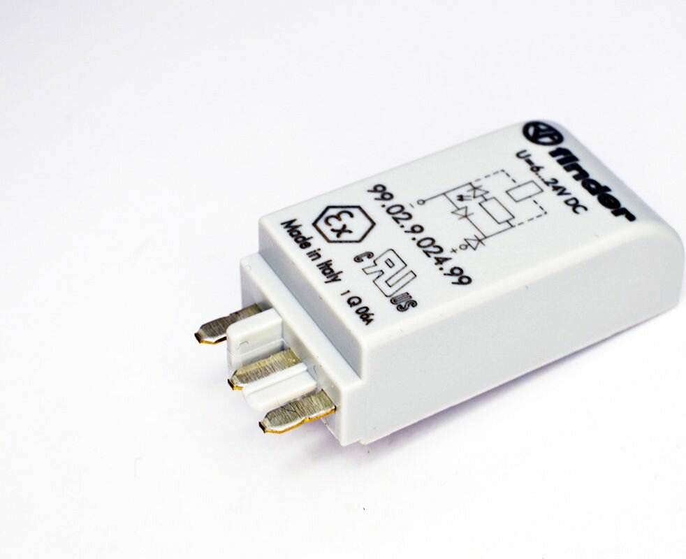 Модуль FINDER 9902902499 индикации и защиты зелёный светодиод, 1шт