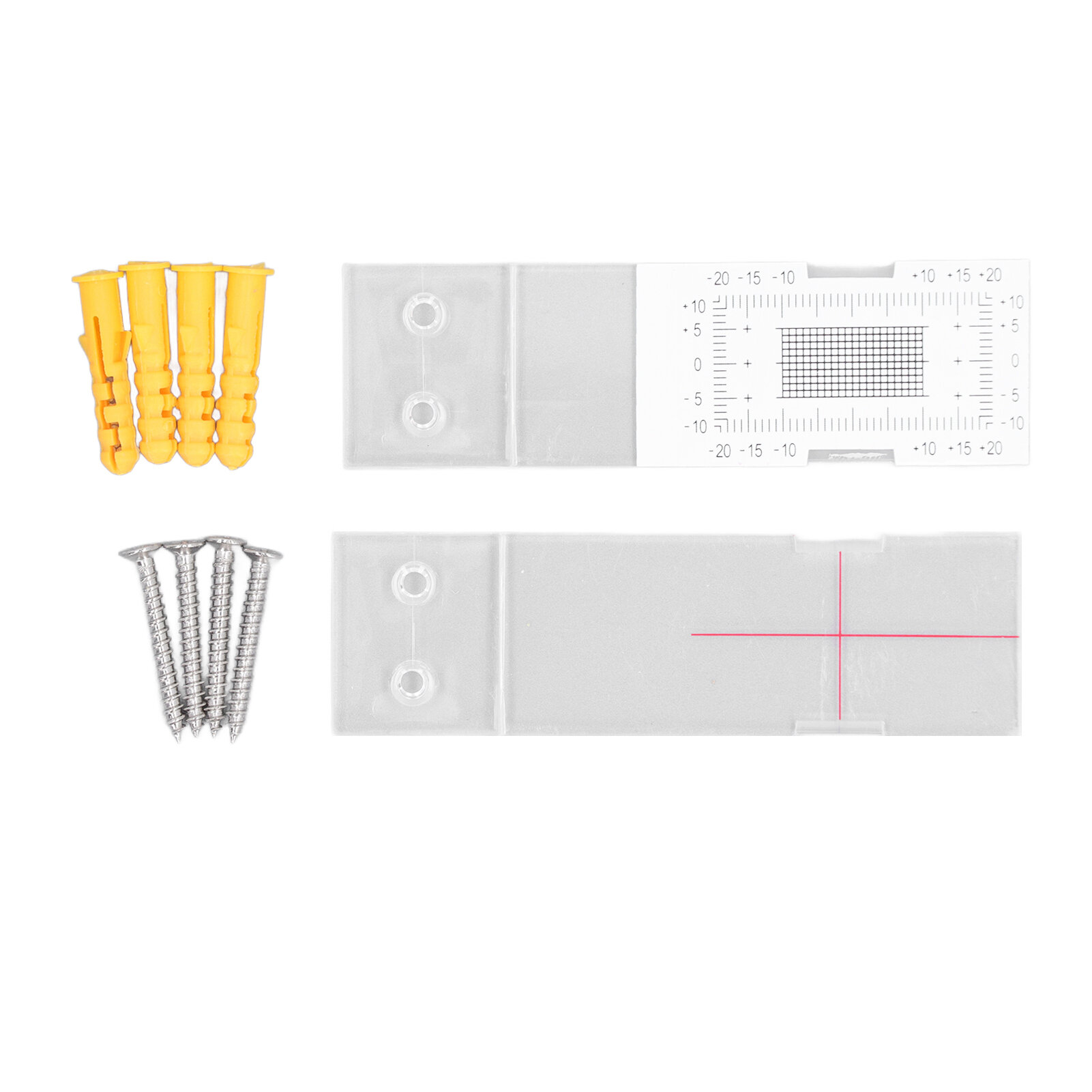 Crack Monitoring Record Acrylic Acid Integrated Tell Tale Corner Monitor with Limit Grooves