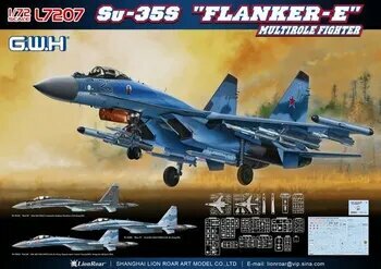 Great Wall Хобби L7207 Су - 35С Flanker - E Многофункциональный истребитель Модель 2019