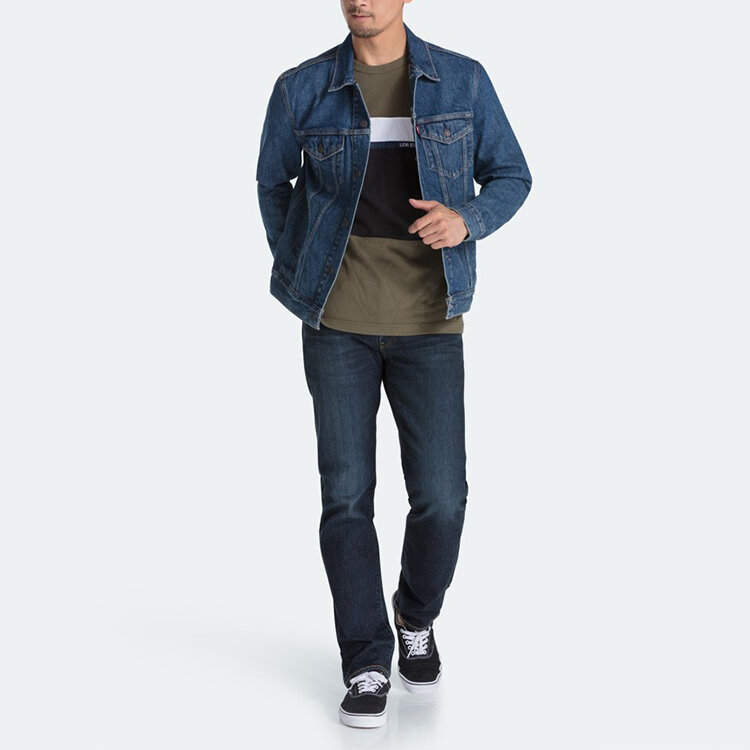 Куртка джинсовая Levi's, размер S, синий — фото 1