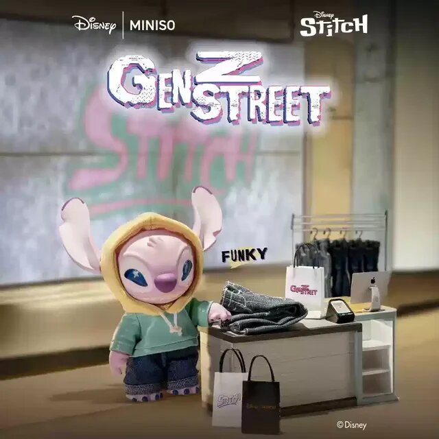 Оригинальная подарочная коробка Miniso Sti Genz Street Blind Box из винила и плюша. Серия модных игрушечных фигурок и украшений. Загадочная коробка в подарок для девочки.