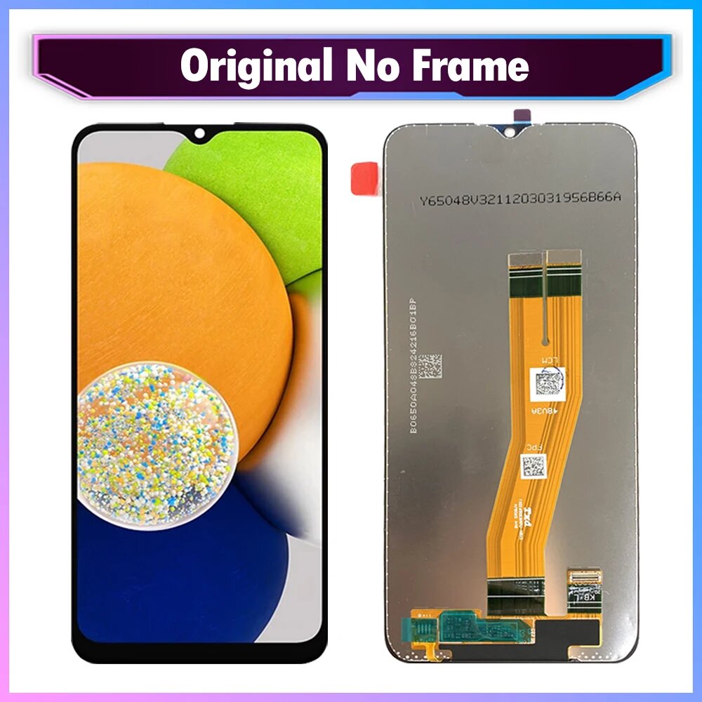 ЖК-дисплей 6,5 дюйма для Samsung A03 A035 A035F, дисплей с сенсорным экраном и дигитайзером в сборе, сменный ЖК-дисплей для Samsung A03 A035