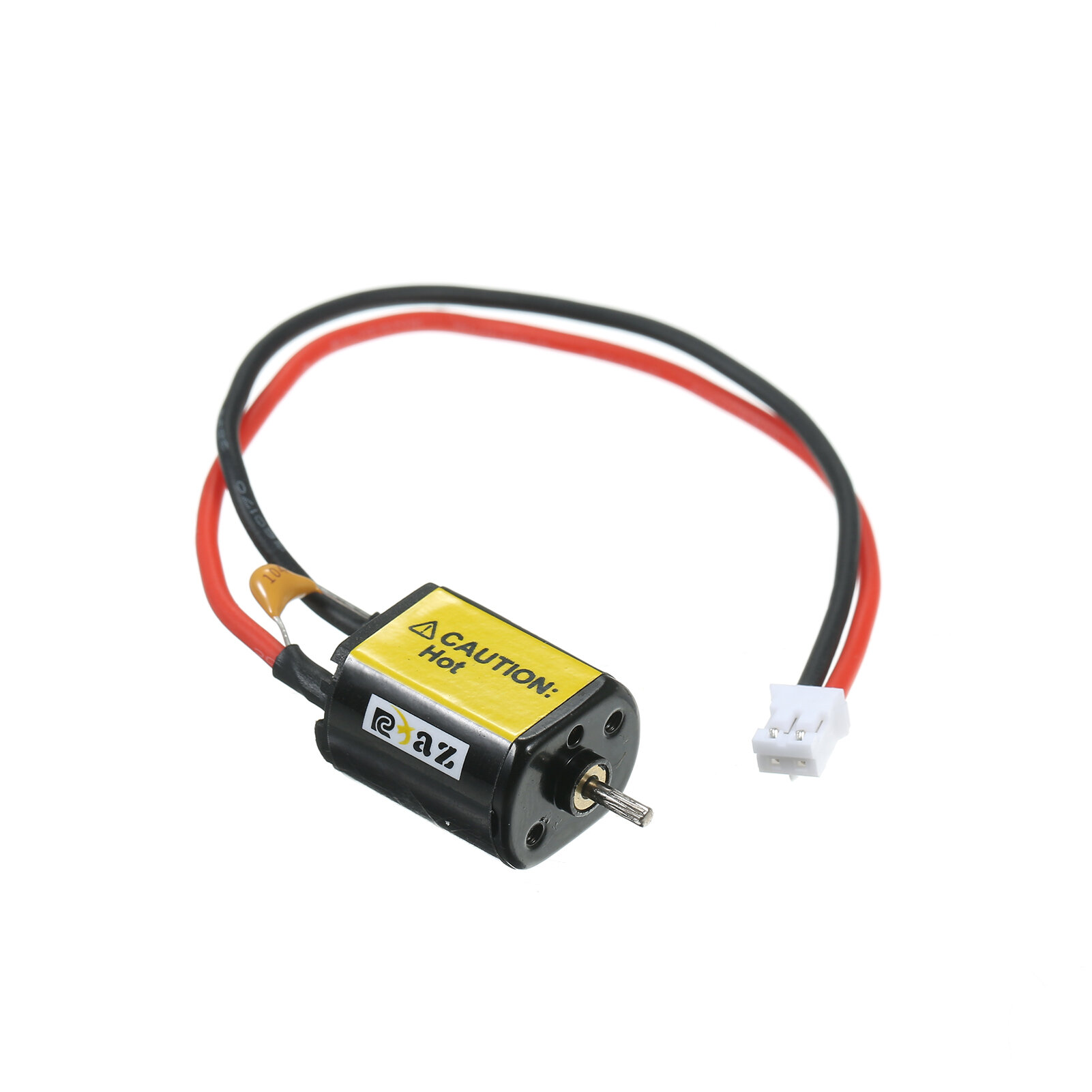 Мотор Brush 030 88T черного цвета размером 2.5*1.5*1.3cm, совместимый с моделями Axial SCX24 AXI90081 AXI00002 AXI00001 AXI00004 масштаба 1/24, в упаковке пластик размером 10*8.5*1cm весом 17g, в комплект входят 1 штука мотора