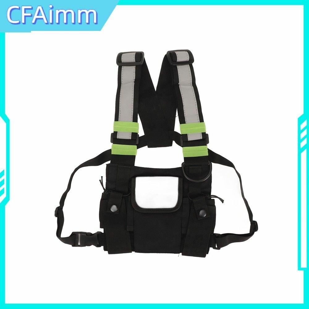 Нагрудная сумка для радио, регулируемый ремень, для 2-полосного радио