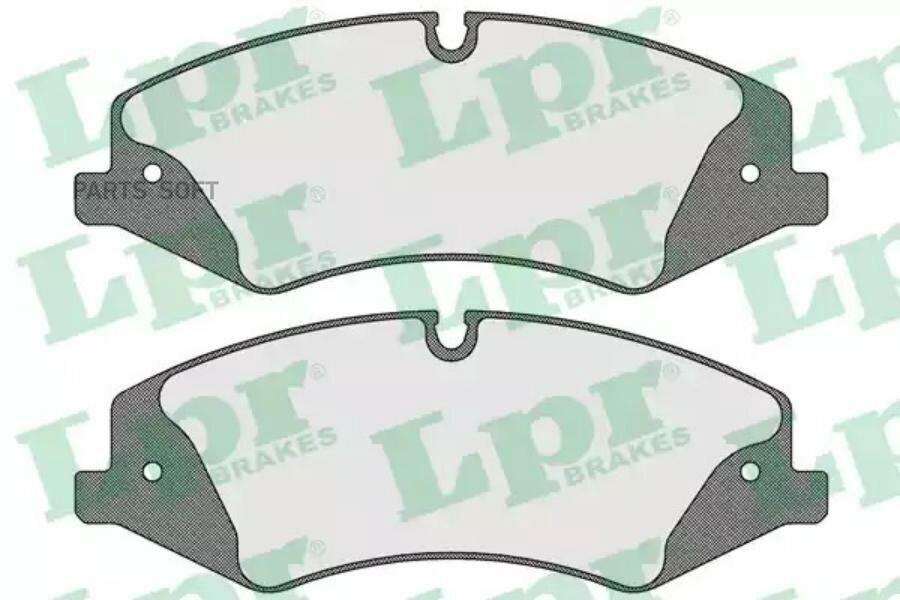 LPR Колодки тормозные LAND ROVER DISCOVERY 09-/RANGE ROVER 06- передние