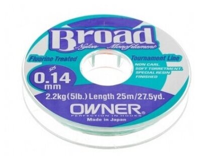 Леска Owner Broad зимняя 0.10мм 25м