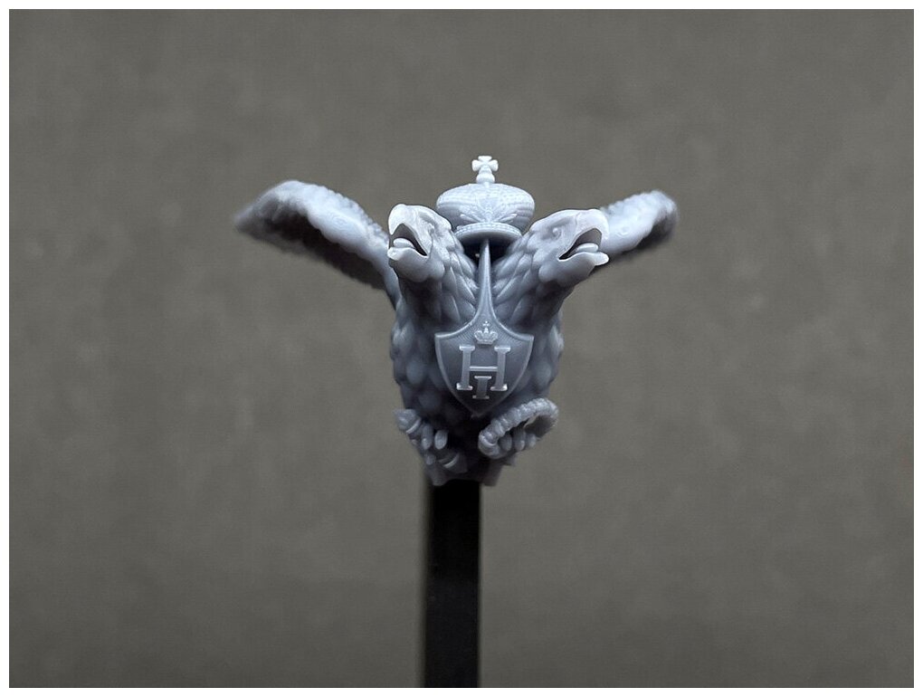 Носовая фигура Двуглавый орел "Николай I", пластик, 45 мм, Россия