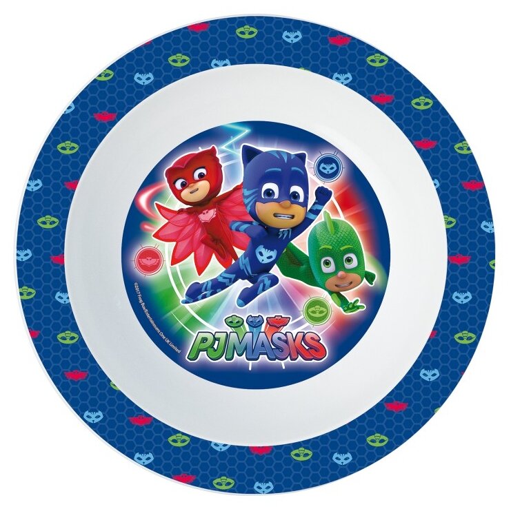 Тарелка Stor "Герои в масках", для СВЧ, детская, пластик, круглая