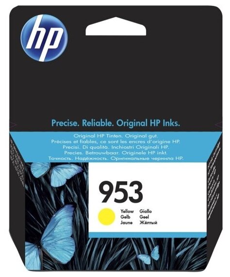 Картридж HP F6U14AE №953 желтый для OJ8210