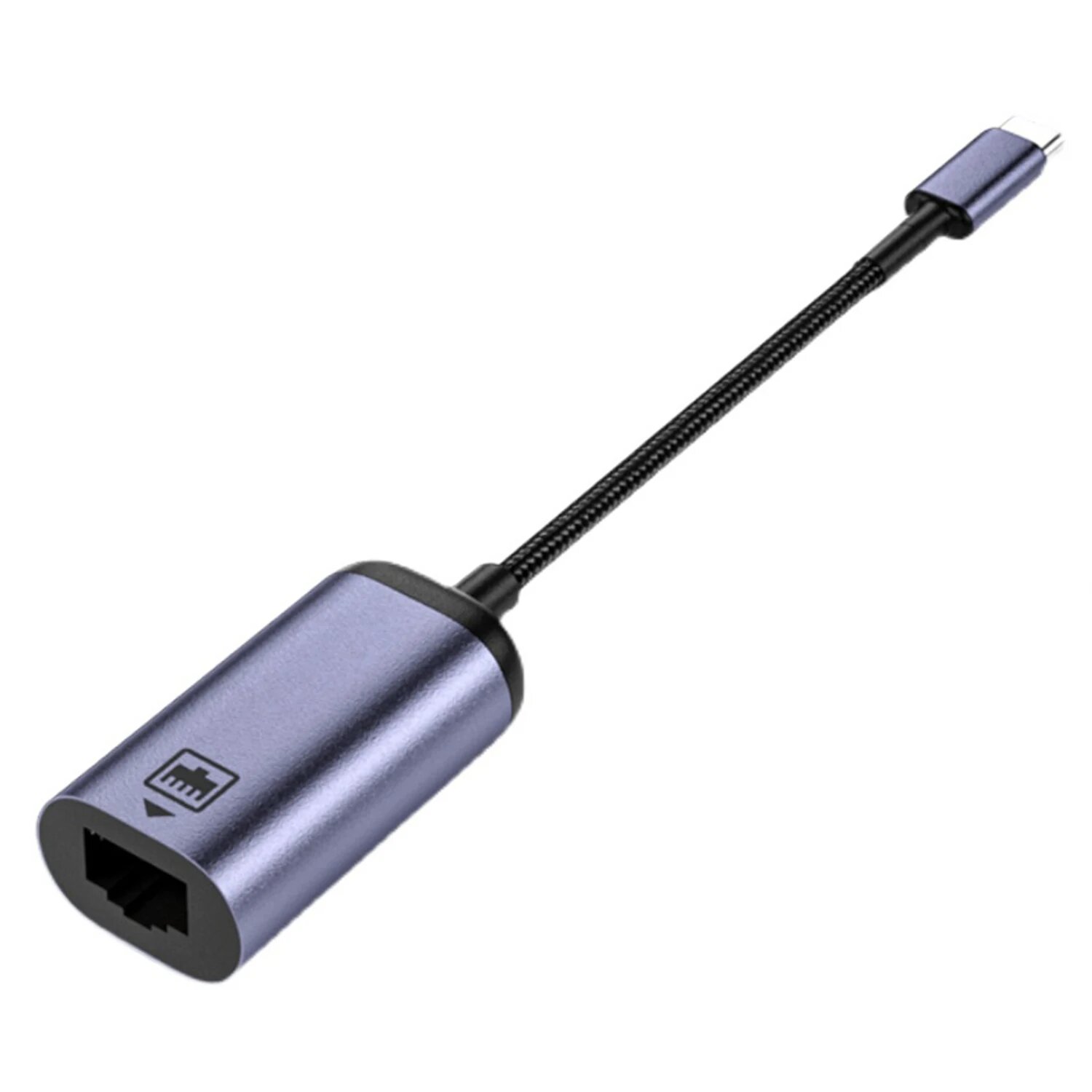 Ethernet адаптер USB Type-C на RJ45 Серый, Cable
