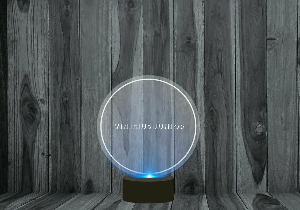 3D светильник, ночник Vinicius Junior, Винисиус Джуниор № 2