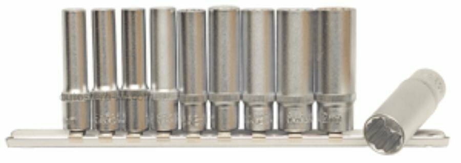 AVTODELO 39843 Набор головок 1/4 12-гранных (10 предм. 4-13 мм) высокие АвтоDело (39843)