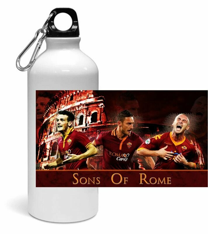 Спортивная бутылка GOODbrelok ФК Рома, ROMA - 0001
