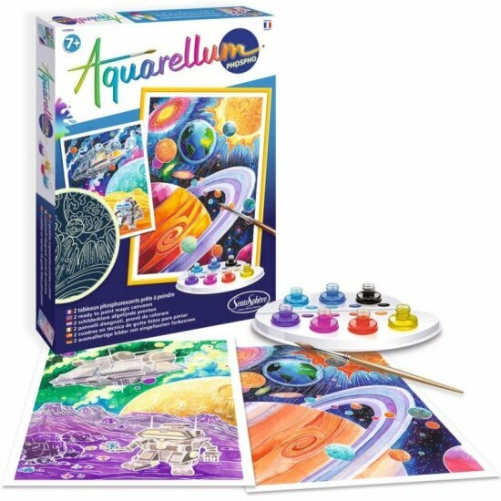 Набор для творчества Sentosphere 6413 Акварельная раскраска. Космос