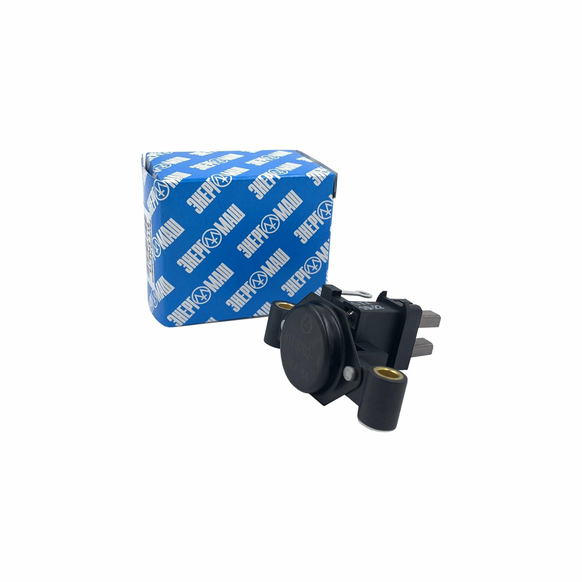 Регулятор напряжения со щ. у. 80 А для а/м Lada 2115, Priora - Энергомаш арт. 611.3702-14