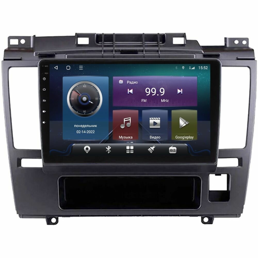 Магнитола CRS-300 Ниссан Тиида Nissan Tiida 2004-2014 - Android 13 - Процессор 8 ядер - Память 6+128Gb - Carplay - DSP 36 полос - 4G(Sim)