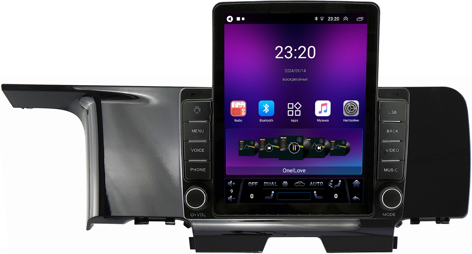 Штатная магнитола Kia Sorento 4 2020-2024 Canbox GTR095-9-1282 на Android 10 (QLed, 4/64, DSP, CarPlay)