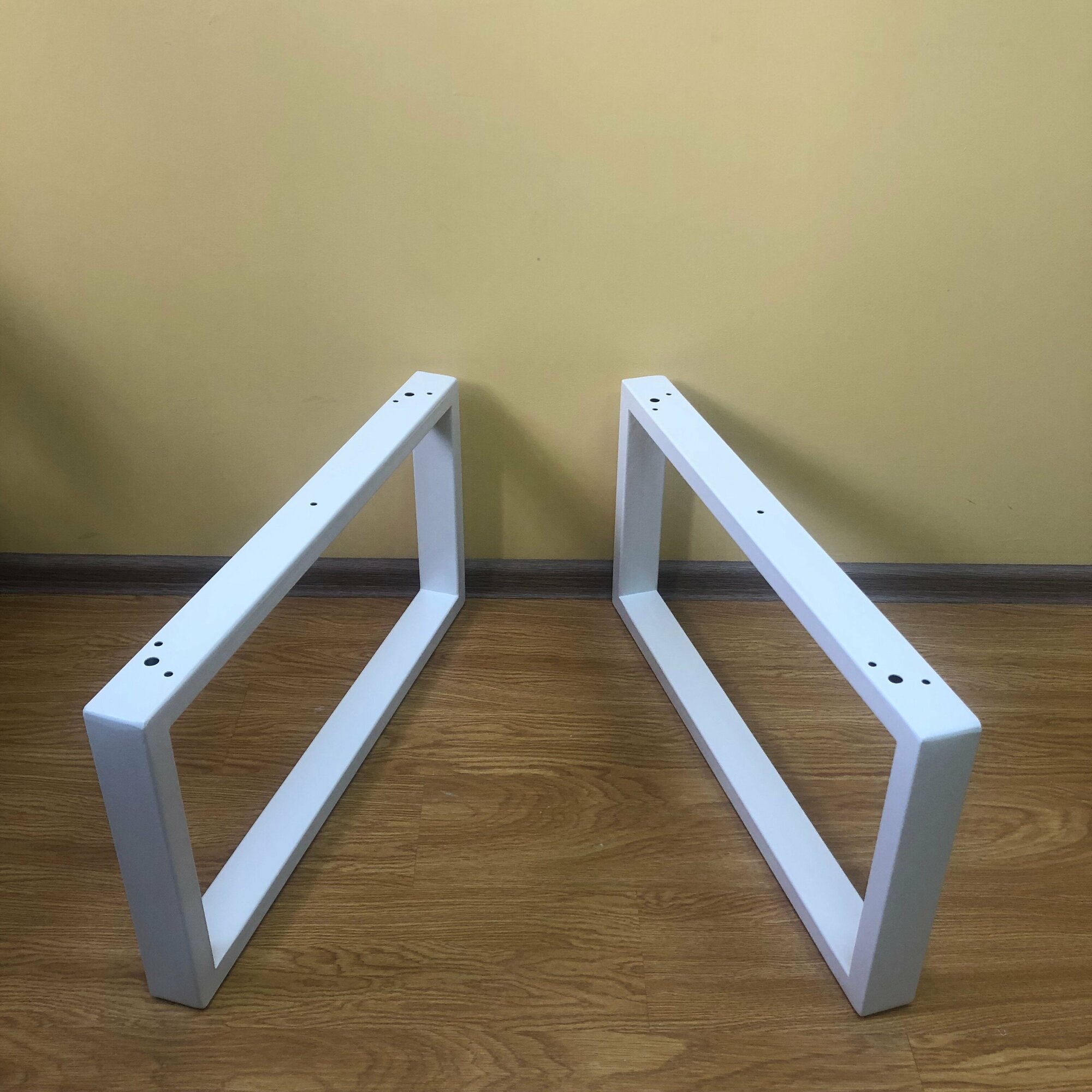 Подстолье для журнального столика (профильная труба 50х25 мм) ножки в стиле Лофт -K- 30 х 60 см комплект 2 шт