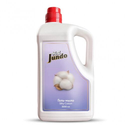Жидкое мыло Jundo PREMIUM Silky Cotton, с гиалуроновой кислотой, 5 л