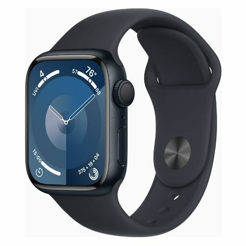Смарт-часы Apple Watch Series 9 A2978, 41мм, темная ночь/темная ночь [mr8x3ll/a]