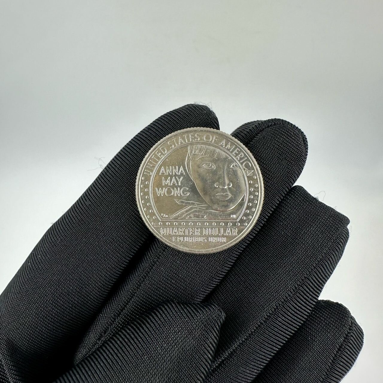 Монета 25 центов 2022 год США Анна Мэй Вонг UNC двор P